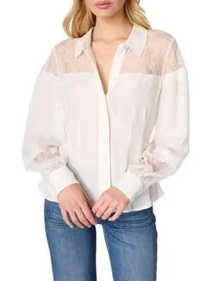 Cami Nyc Lucena Silk Shirt - Macadamia