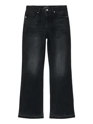 ALLSAINTS Fable Mid-rise Bootcut Jeans - Black