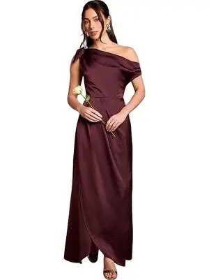 Coast Detail Bow Maxi Dress - Espresso