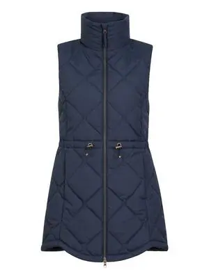 Mountain Warehouse Quilted Long Length Vest - Navy