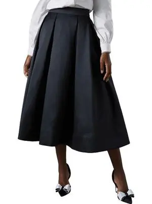 Coast High-waist Full Volume A-line Skirt - Black
