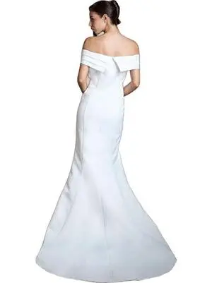 Coast Bandeau Fishtail Bridal Dress - Ivory