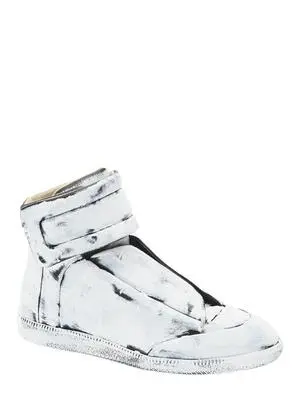 MAISON MARGIELA Future High Top Sneakers - Black/bianchetto