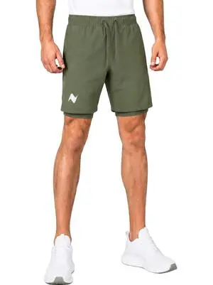 ZILPU Quick-dry Performance Training Shorts - Olive