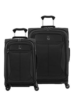 TRAVELPRO Tourlite Softside Expandable 2-piece Spinner Luggage Set - Black