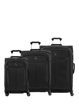 TRAVELPRO Tourlite Softside Expandable 3-piece Spinner Luggage Set - Black