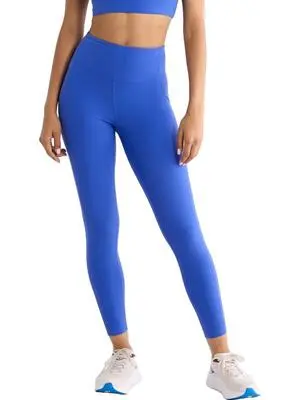 Zella Studio Luxe 7/8 High Waist Pocket Leggings - Blue Dazzle