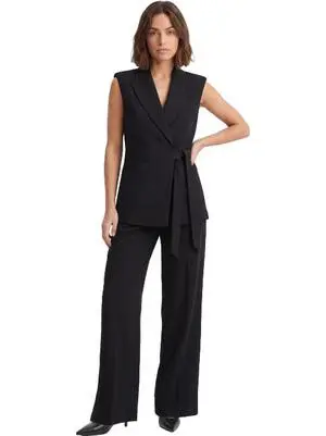 KAREN MILLEN Karen Millen High Waist Wide Leg Trousers
