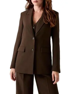 Guess Theoline Perfect Blazer - Medium Brown