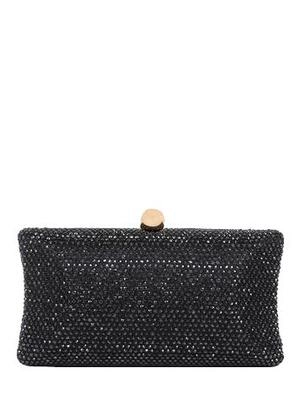 BADGLEY MISCHKA Nia Fully Crystal Beveled Minaudiere