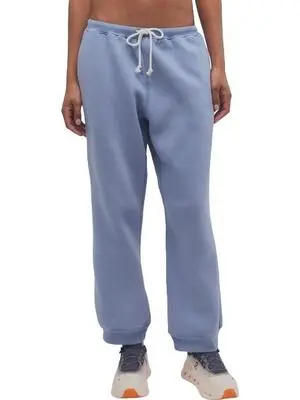 Free People Relaxed Fleece Joggers - Dark Slate