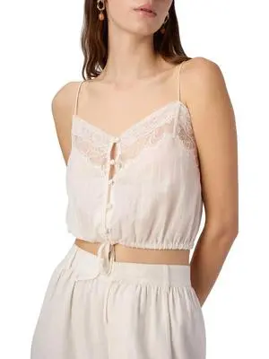 Cami Nyc Libi Cotton & Silk Camisole - Macadamia