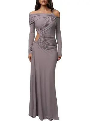 JLUXLABEL Gilded Grace Maxi Dress