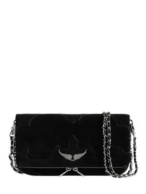 Zadig&Voltaire Rock Western Leather Crossbody Bag - Black