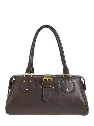Mango Balboa Shoulder Bag - Chocolate
