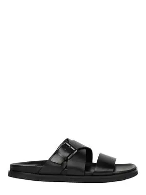 BOBBIES Paraty Flat Sandals - Intense Black