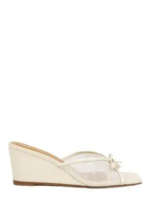 BOBBIES Lepic Wedge Sandals - Milk