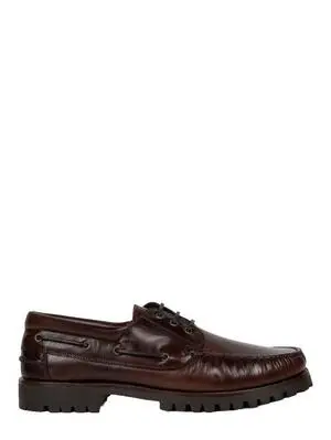 BOBBIES Harry Boat Shoes - Bison