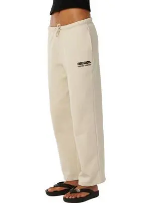 Rip Curl Surf Puff Wide Leg Sweatpants - Natural