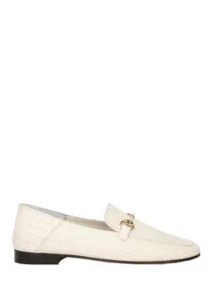 BOBBIES Jill Loafers & Derbies With Horsebit Detail - Cream