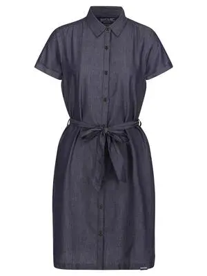 REGATTA Regatta Chambray Shirt Dress With Tie Belt
