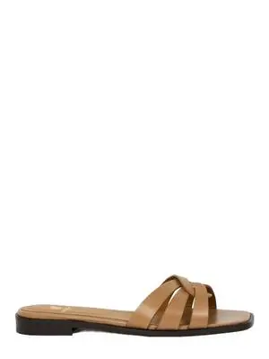 BOBBIES Thaïs Flat Mules - Hazelnut