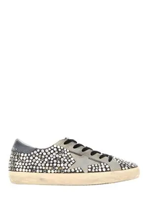GOLDEN GOOSE GOLDEN GOOSE Deluxe Brand Embellished Leather Super-Star Sneakers