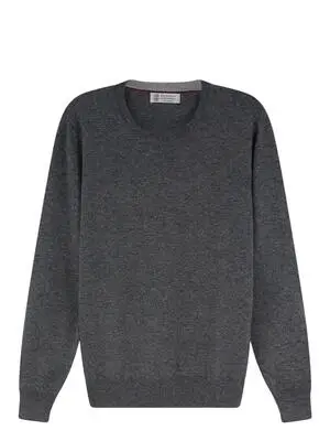 Brunello Cucinelli Cashmere Crew Neck Sweater - Multicolor