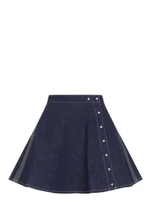 Celine Peplum Skirt - Multicolor