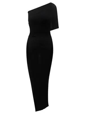 Rick Owens Athena Wool Dress - Black