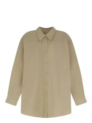 TOTEME Classic Tumbled Organic Cotton Shirt - Multicolor
