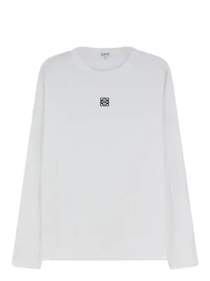Loewe Ribbed Cotton T-shirt - White