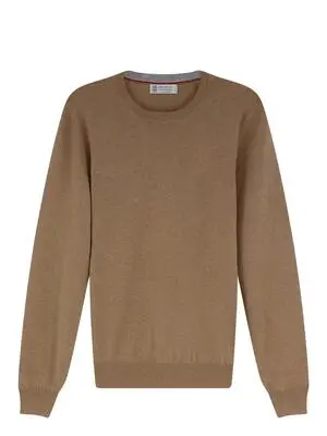 Brunello Cucinelli Cashmere Crew Neck Sweater - Multicolor