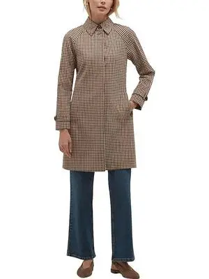 HOBBS LONDON Ariana Trench Coat - Camel Multi