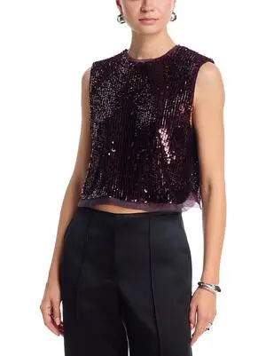 Simkhai Cydia Sleeveless Top - Fig