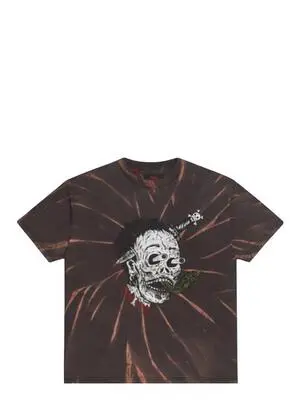 GALLERY DEPT. Glitc Sun Faded Wizer Tee Shirt - Black