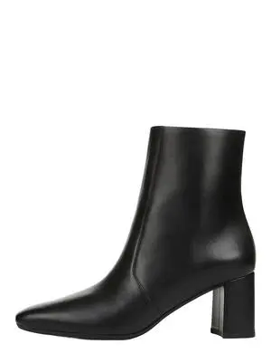 Vince Tegan Leather Ankle Boot - Black
