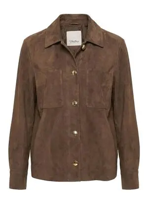 Max Mara Leather Jacket - Multicolor