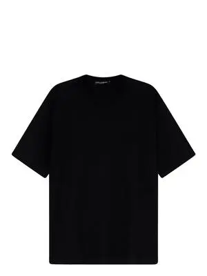 Dolce & Gabbana Cotton T-shirt With Embossed Dg Logo - Multicolor
