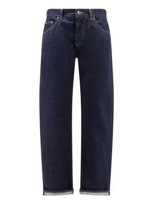 Dolce & Gabbana Classic Jeans With Logo Embroidery - Multicolor