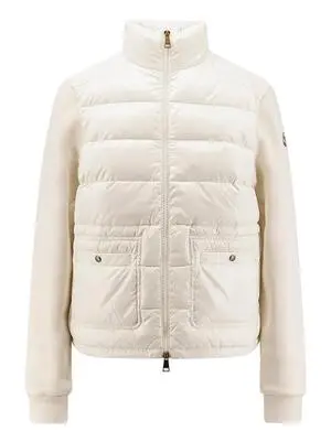 Moncler Padded Jacket With Fabric Details - Multicolor
