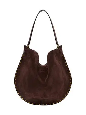 Isabel Marant Étoile Oskan Hobo Suede Shoulder Bag - Multicolor