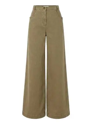 Max Mara Alamaro Cotton Pants - Multicolor