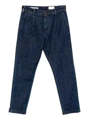 Jacob Cohen Cropped Slim Fit Pants - Multicolor
