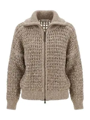 Brunello Cucinelli Wool Cardigan - Multicolor