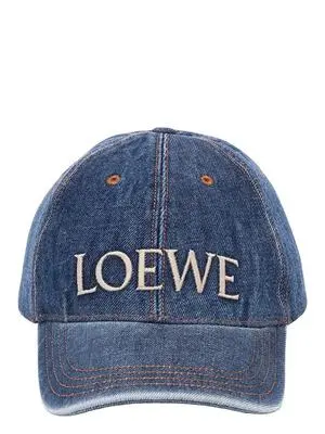Loewe Paula`s Ibiza Denim Cap - Multicolor