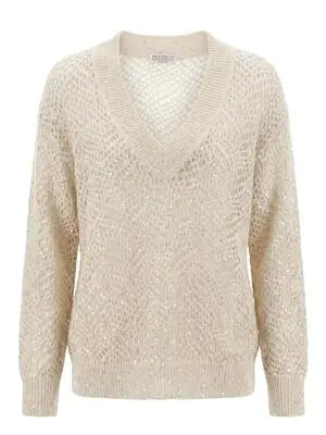Brunello Cucinelli V-neck Pullover - Multicolor