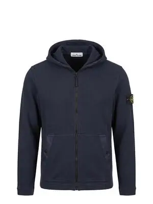 Stone Island Organic Cotton Interlock Hoodie - Multicolor