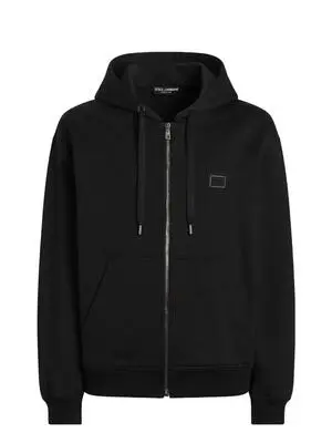 Dolce & Gabbana Hooded Zip-up Sweatshirt - Multicolor