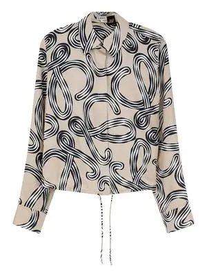 Loewe Printed Silk Shirt - Multicolor